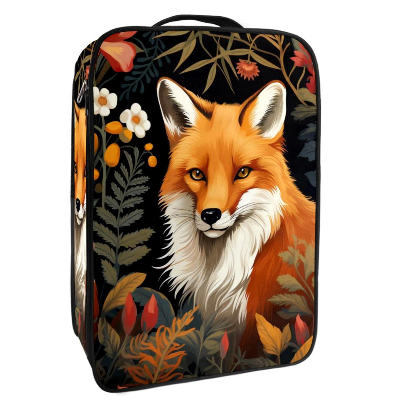 Fox Polyester Shoe Box Organizer - Spacious 23x31cm/9x12in Storage Case ...