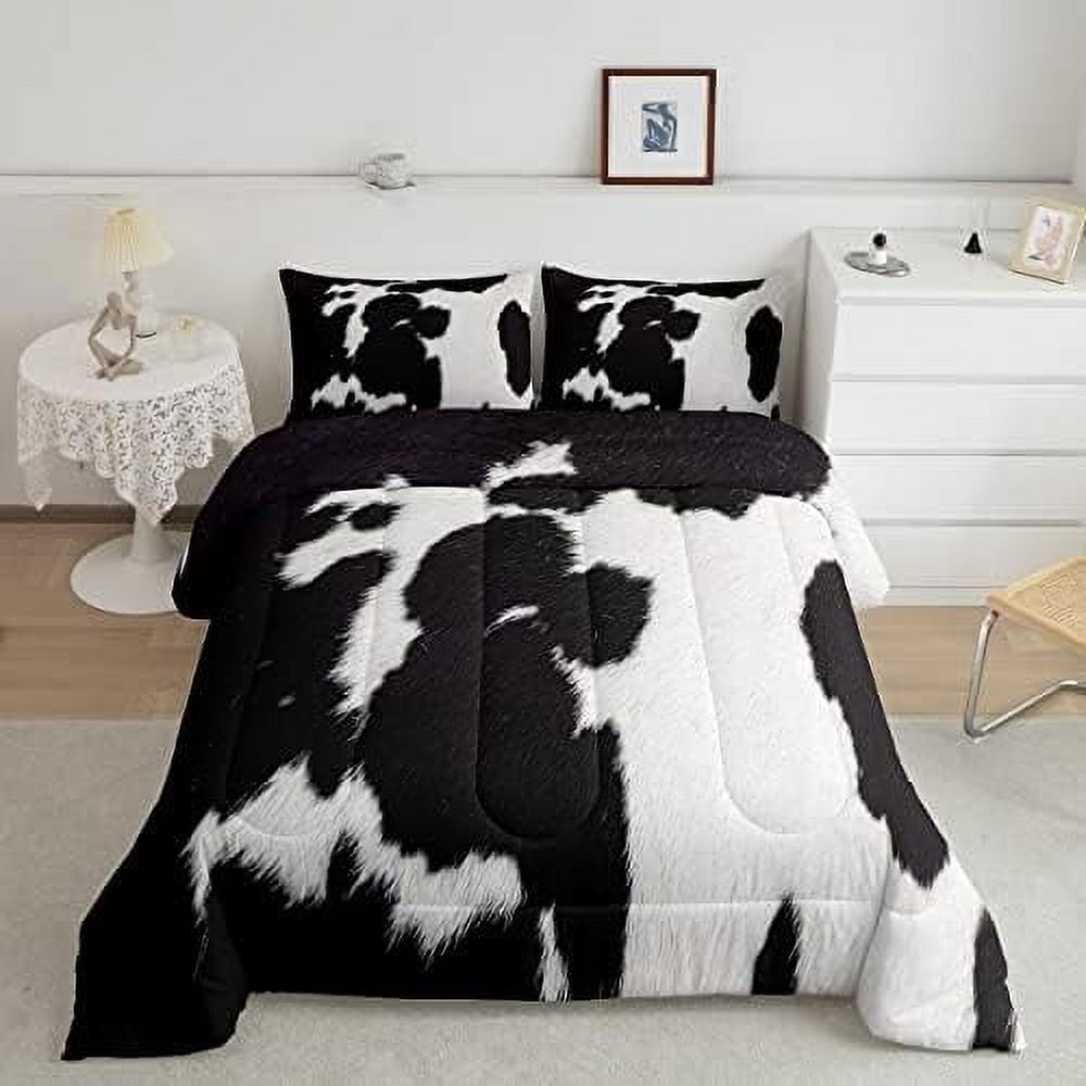 Fox Print Bedding Set Twin Size Woodland Fox Comforter Set for Kids ...