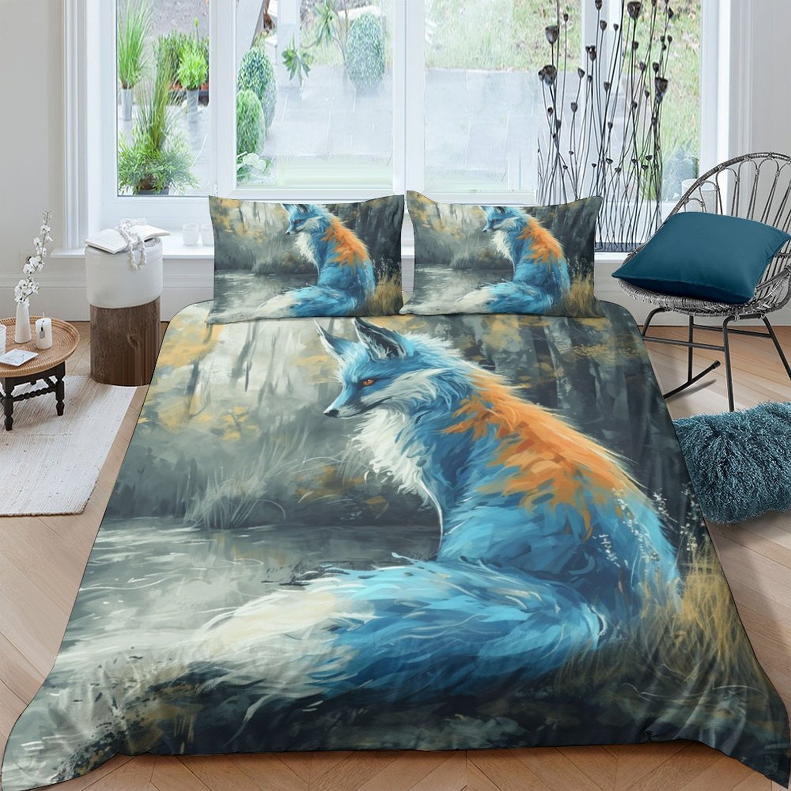 Fox Quilt Cover 3D Printed Bedding Set Comforter Covers Duvet Cover 3 ...