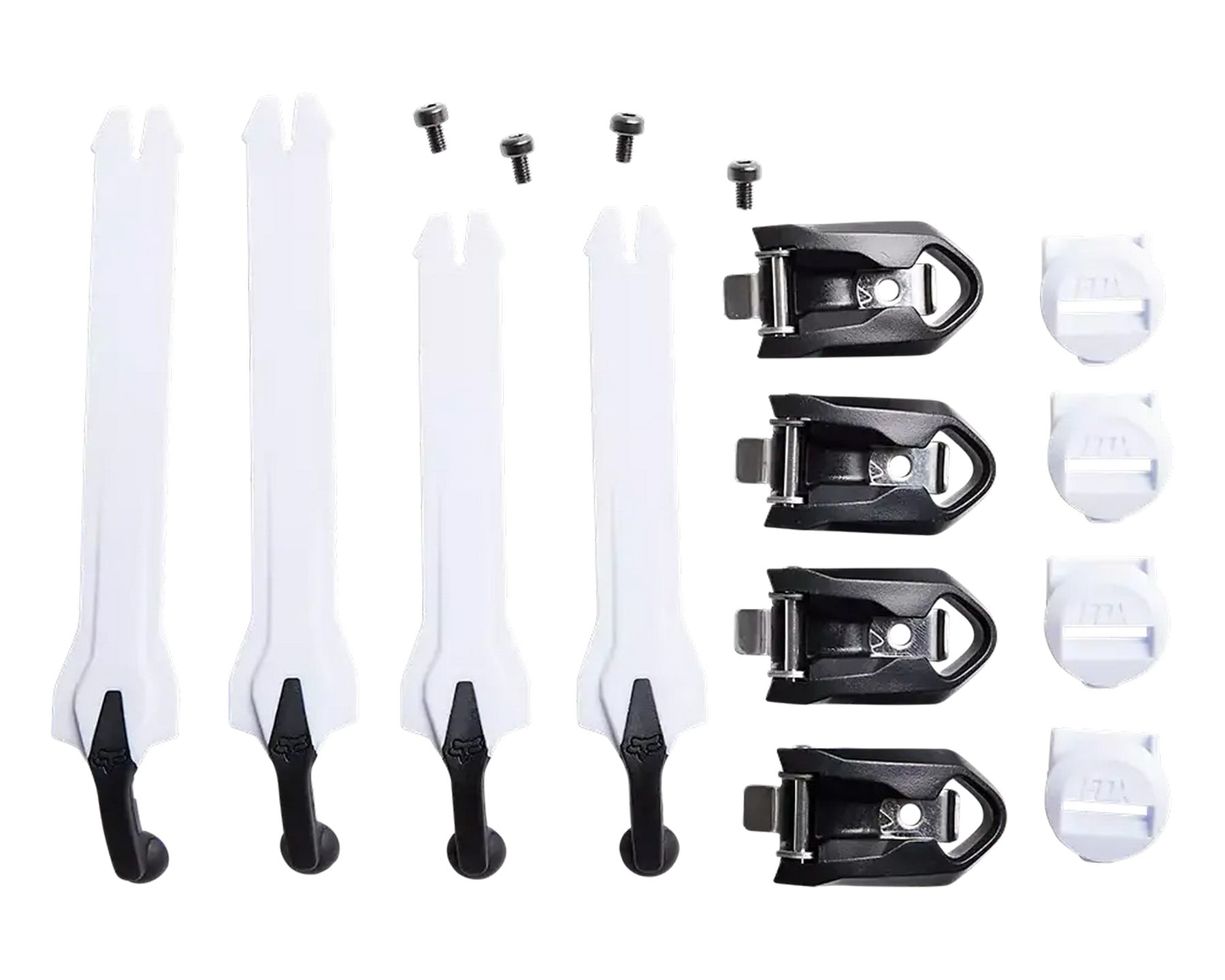 Fox Racing Comp Boot Strap Kit White - Walmart.com