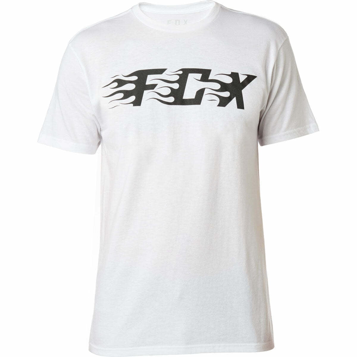 Fox Racing Flame Basic SS Short Sleeve Tee T-Shirt Opt White Men's ...