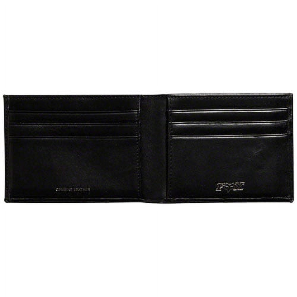 Fox Racing Leather Bifold Wallet: Black NS - Walmart.com
