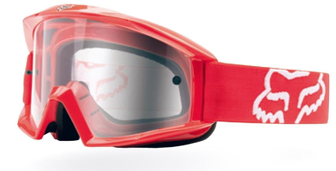 Fox Racing Main Goggle: Red/Clear One Size - Walmart.com