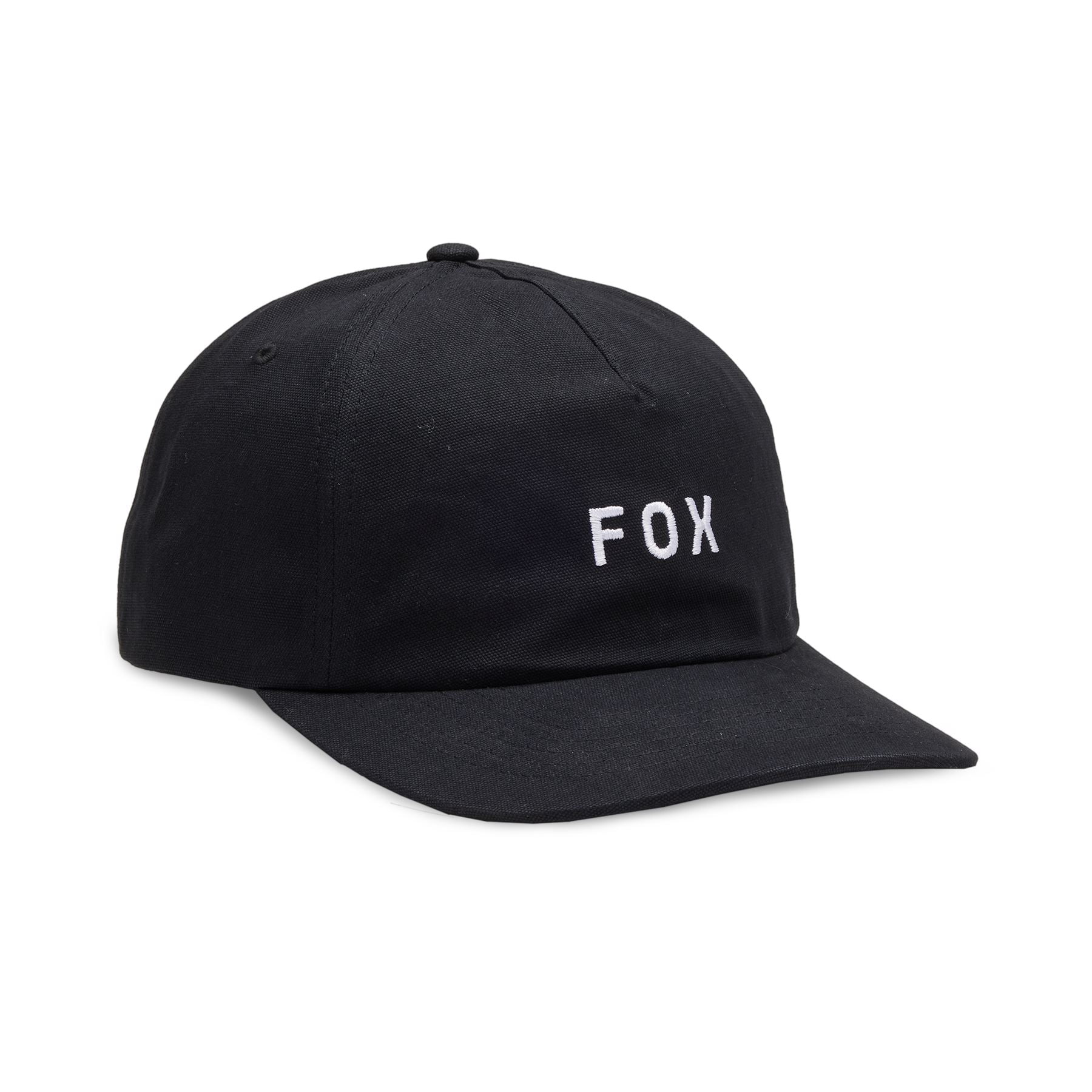Fox Racing Mens Strapback Curve Peak Cap ~ Wordmark black - Walmart.com