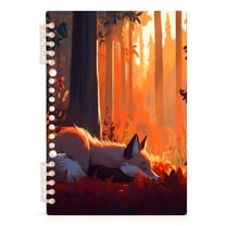 Cartoon Panda A5 8.3x5.7in PP Notebook, Adjustable Rings, 60 Sheets ...