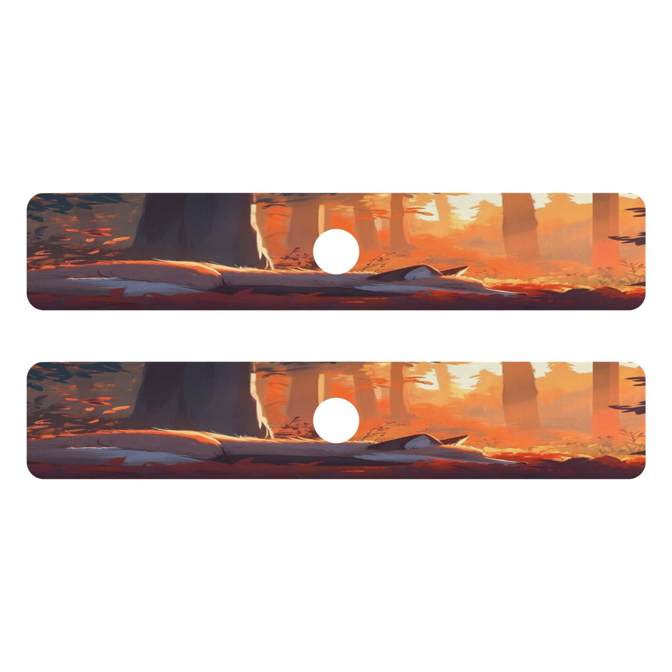 Fox Resting in The Forest Extra Long Silicone Algae Sink Mat 30x5.4in 2 ...