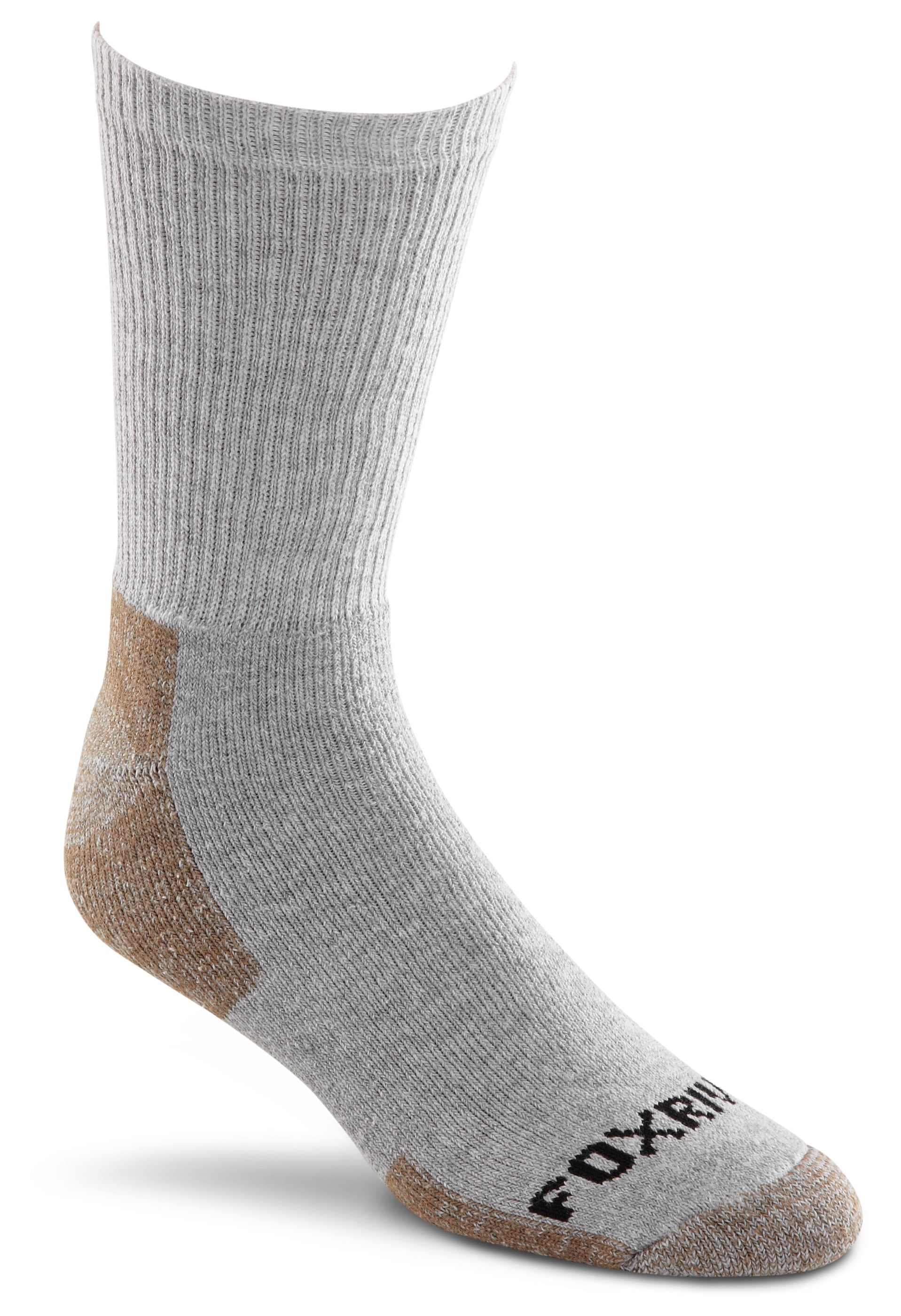 Fox River Work Men`s Medium weight Crew Socks, Large, Grey - Walmart.com