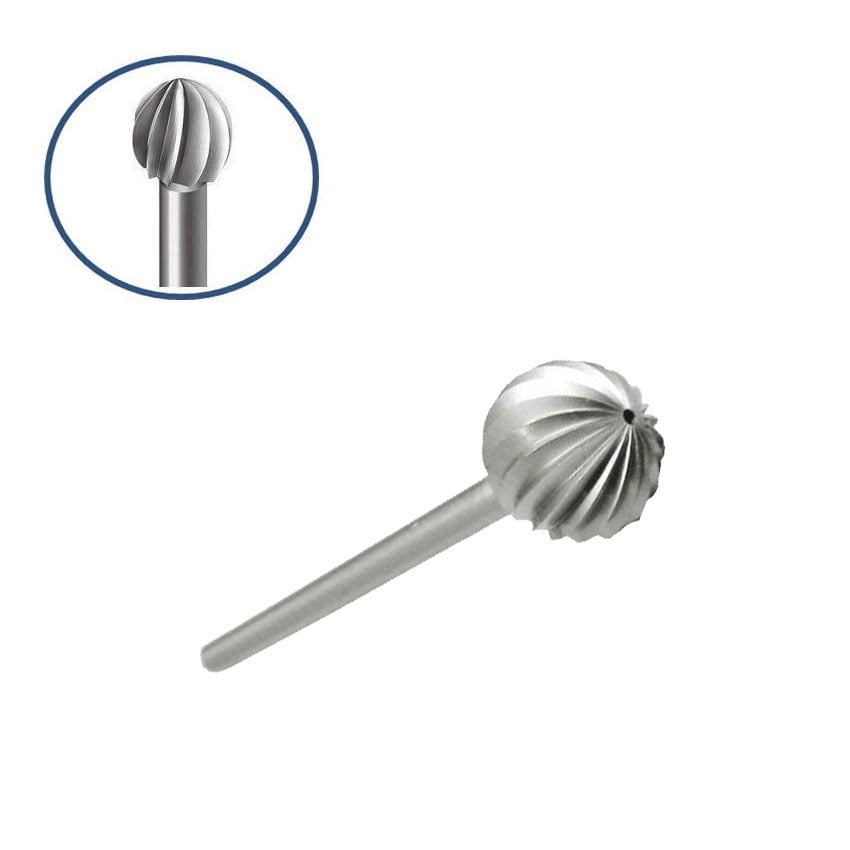 Fox Round Bur 031 (3.1 mm) Pkg of 1 Vanadium Steel Jewelry Tool Made In ...