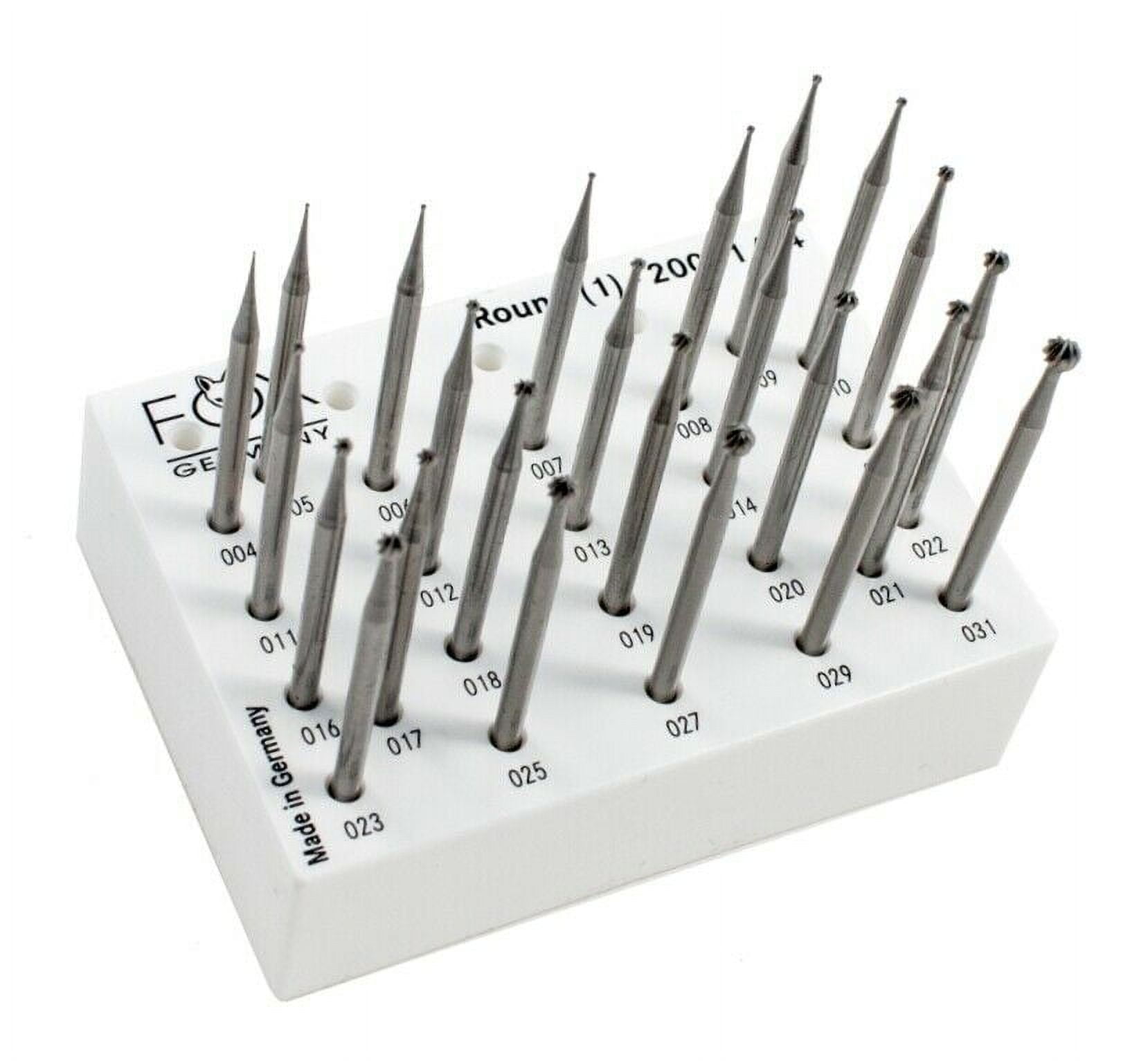 Fox Round Burs Set Jewelry Making Ball Shape Bur Fig1 Ball Burs 24 Pcs ...