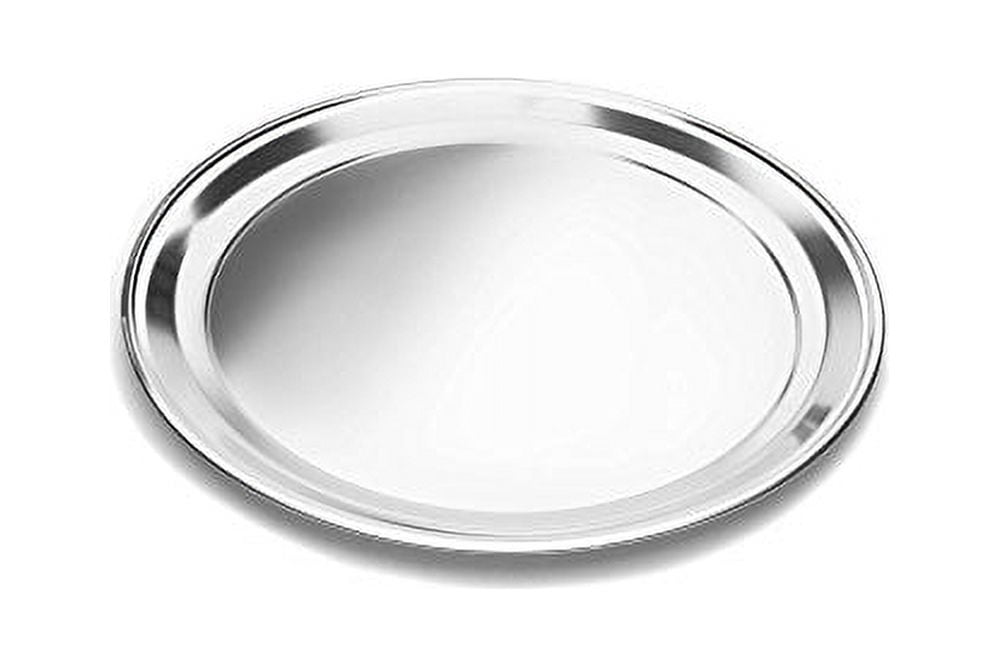 Fox Run 16" Pizza Pan, Stainless Steel, 16-Inch Round Tray, Silver ...