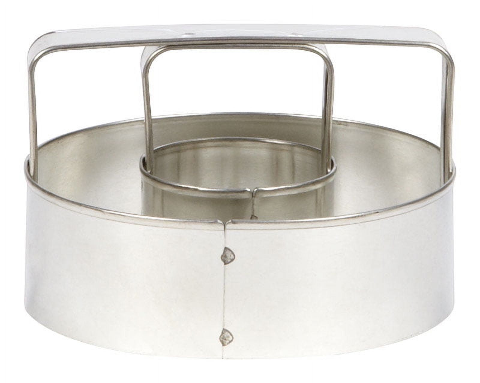 "Fox Run Round Baking Cookie Shaper, 3"" Doughnut Shape Mold, Tin ...