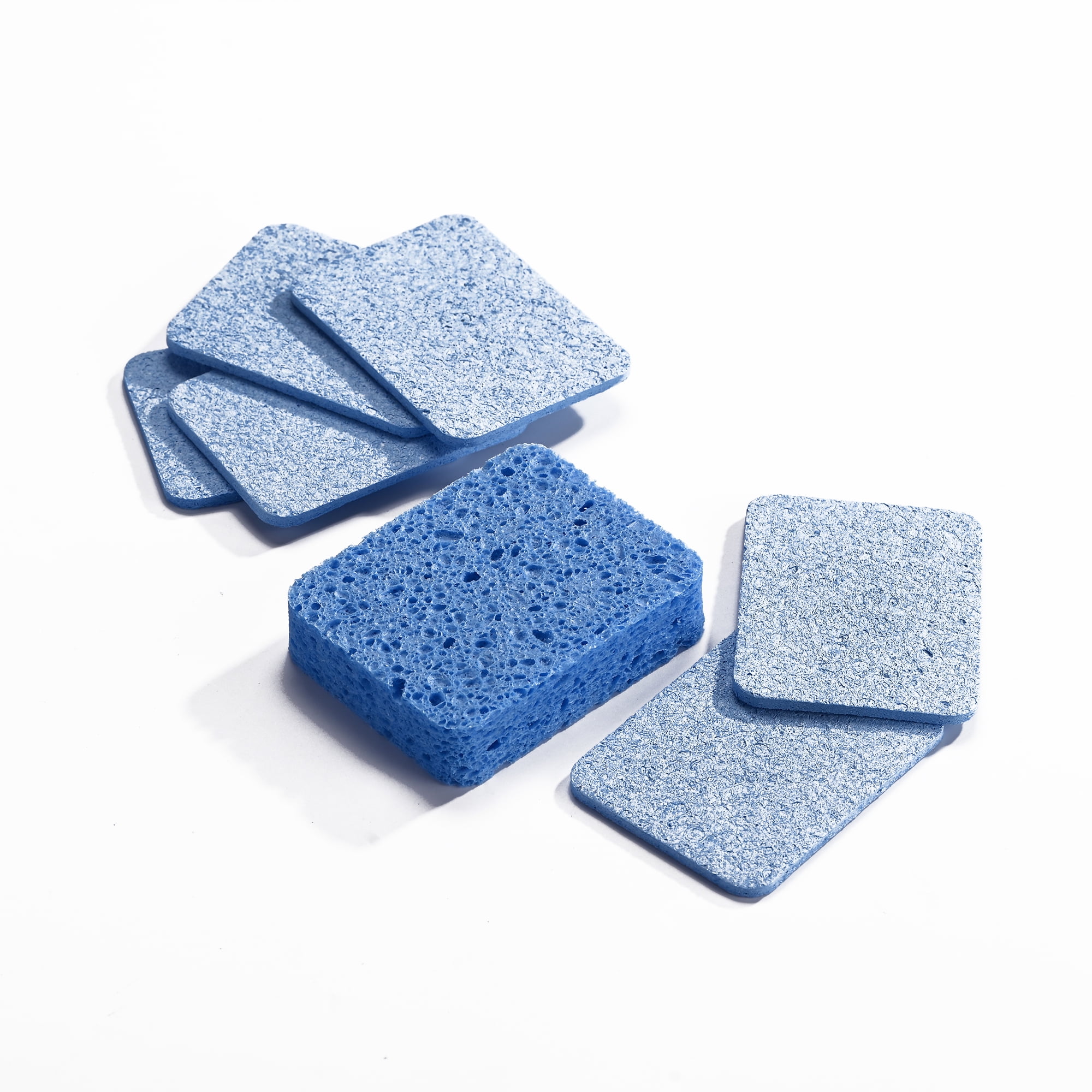 Fox Run Blue Dish Sponges, Set of 12 Scratch Free Kitchen Sponges For ...