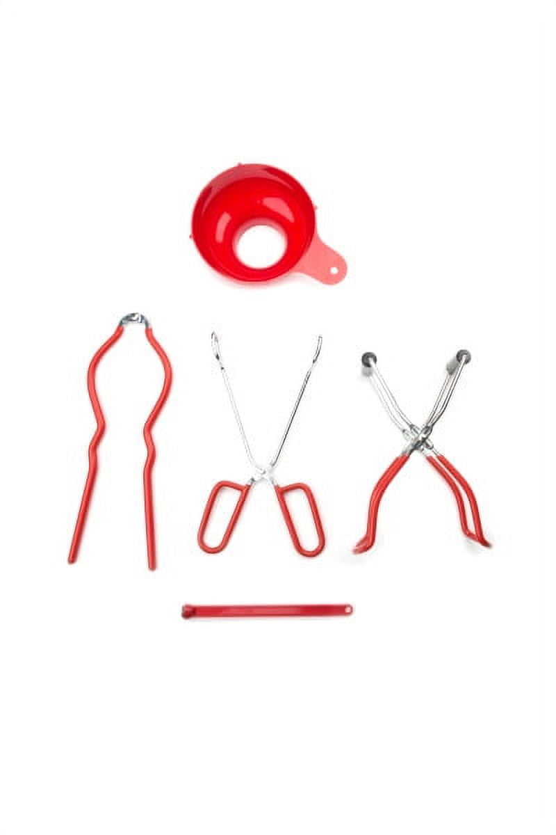 Fox Run 5-Piece Home Canning Tool Set with Utensils, Magnetic Lid ...