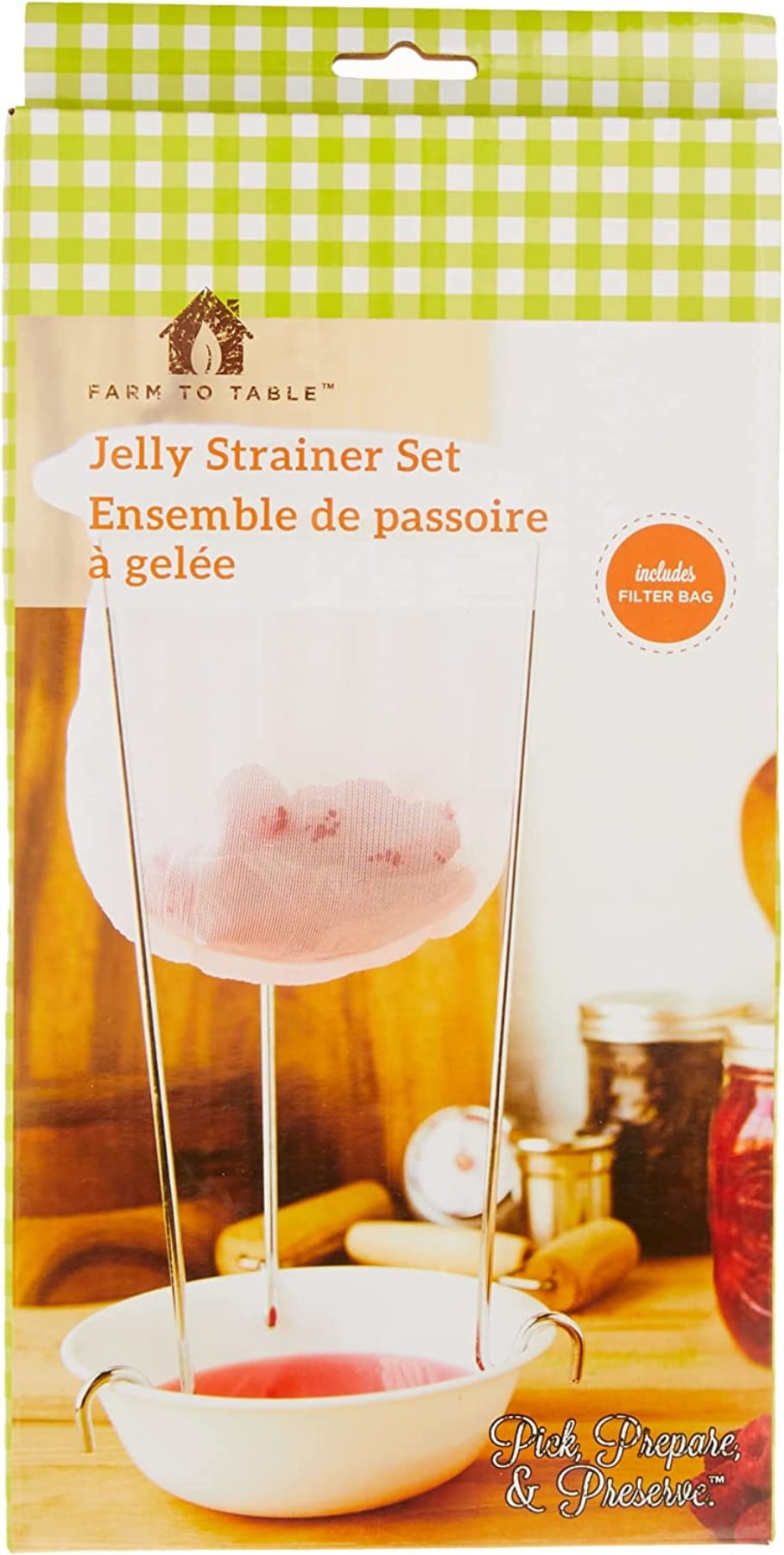Fox Run Mirro Jelly and Jam Strainer Set, Canner Utensils, Sieve ...
