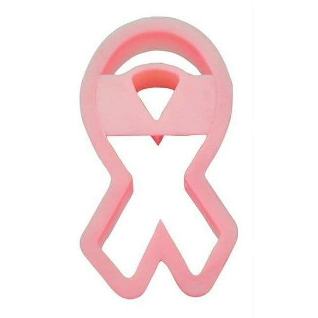 Fox Run Pink Ribbon Breast Cancer Awareness Plastic Cookie Cutter ...