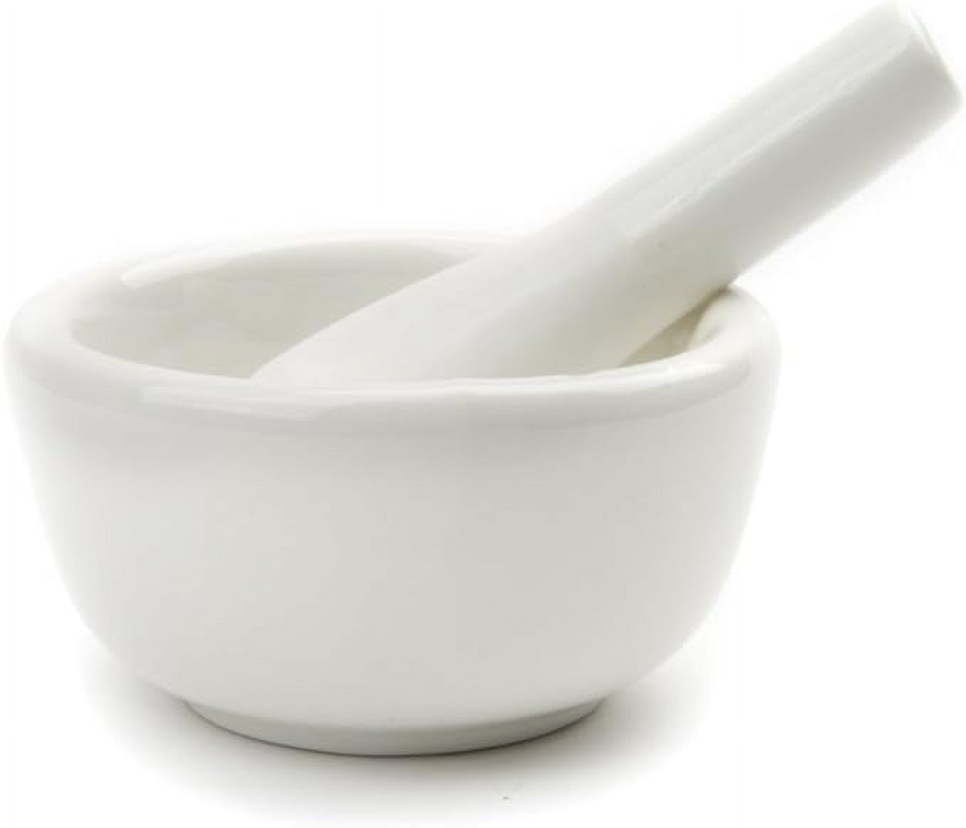 Fox Run Porcelain Mortar & Pestle, White, 1.5-Inch - Walmart.com
