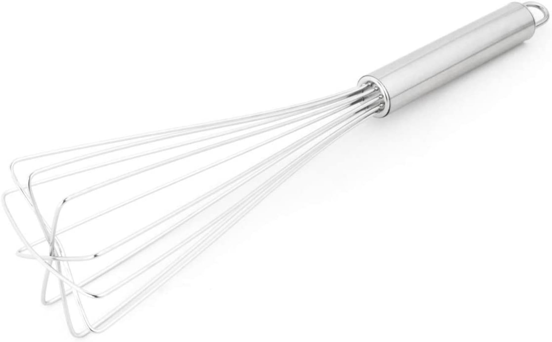 Fox Run Stainless Steel 10-Inch Flat Sauce Whisk - Walmart.com