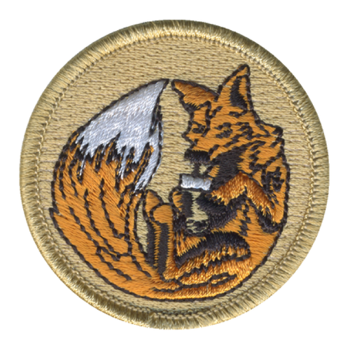 Fox Sipping Boba Patrol Patch (Sew-on) - ClassB - Walmart.com