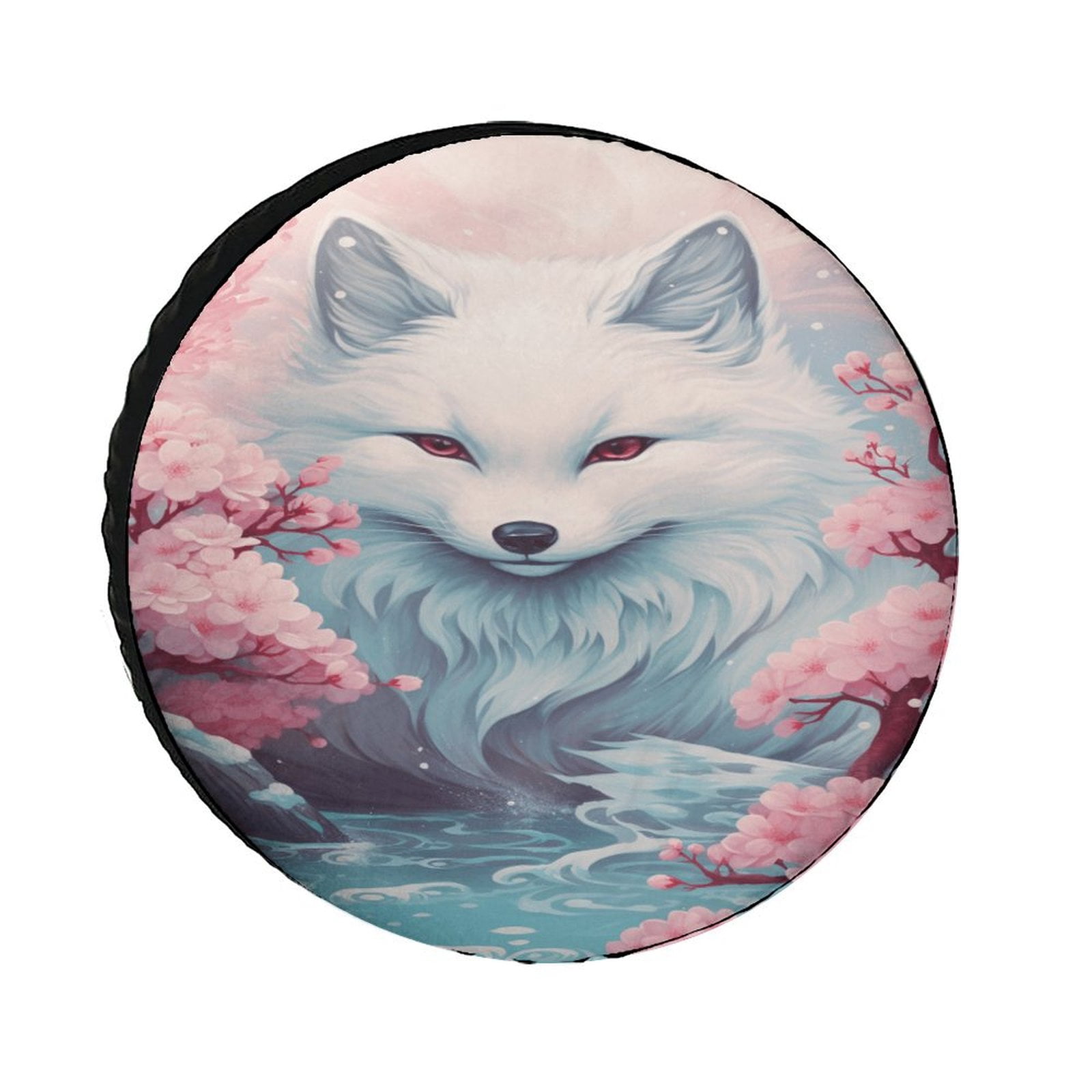 Fox Spare Tire Cover Dust-Proof Wheel Tire Cover Fit Trailer SUV And ...