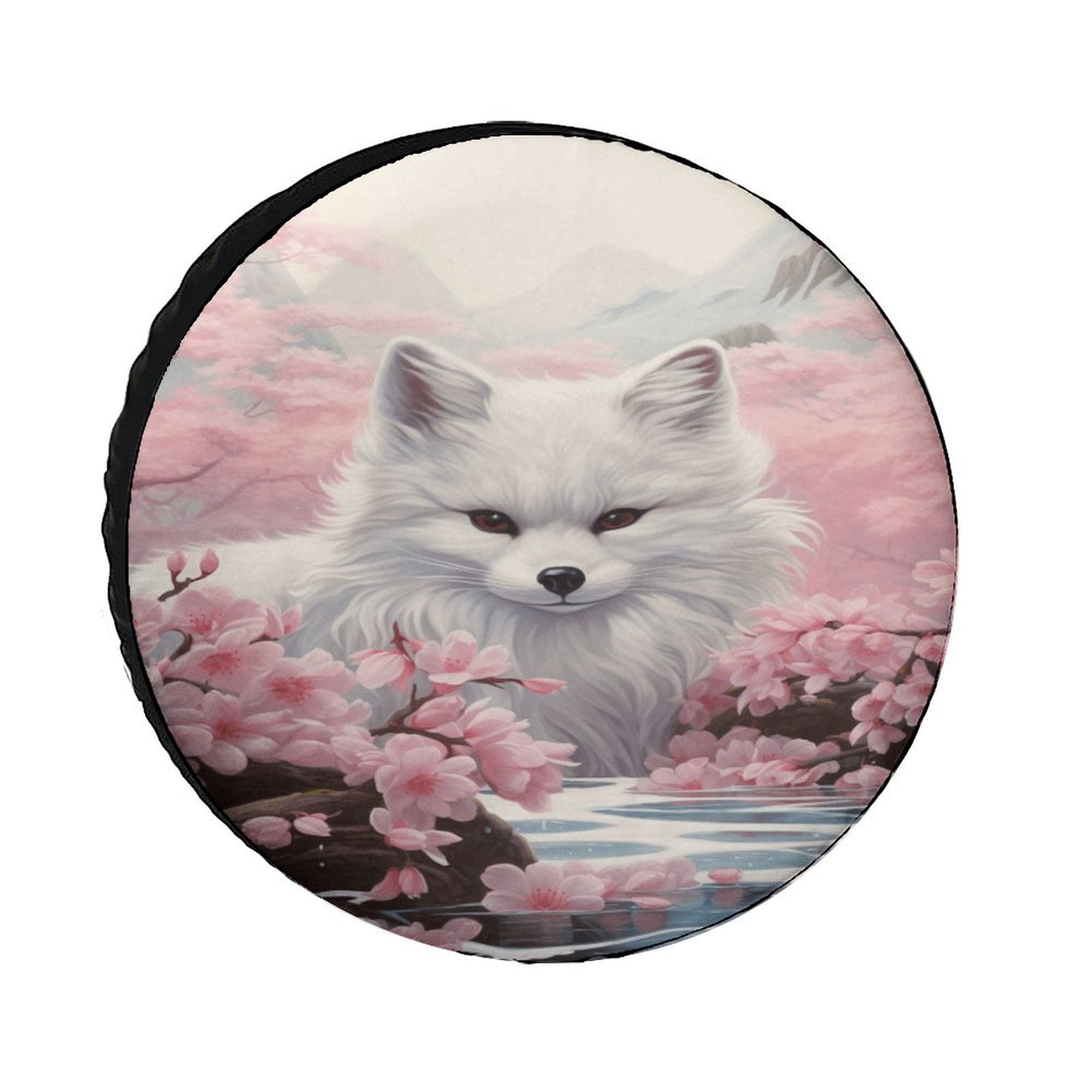 Fox Spare Tire Cover Dust-Proof Wheel Tire Cover Fit Trailer SUV And ...