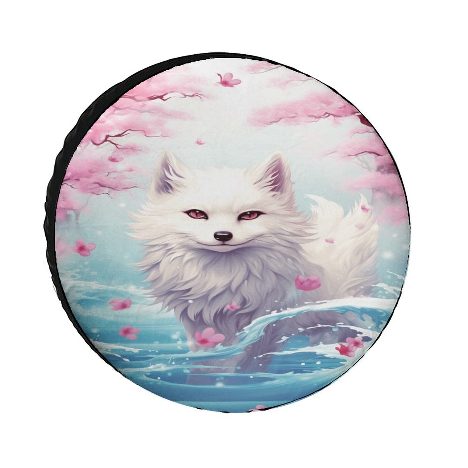 Fox Spare Tire Cover Dust-Proof Wheel Tire Cover Fit Trailer SUV And ...