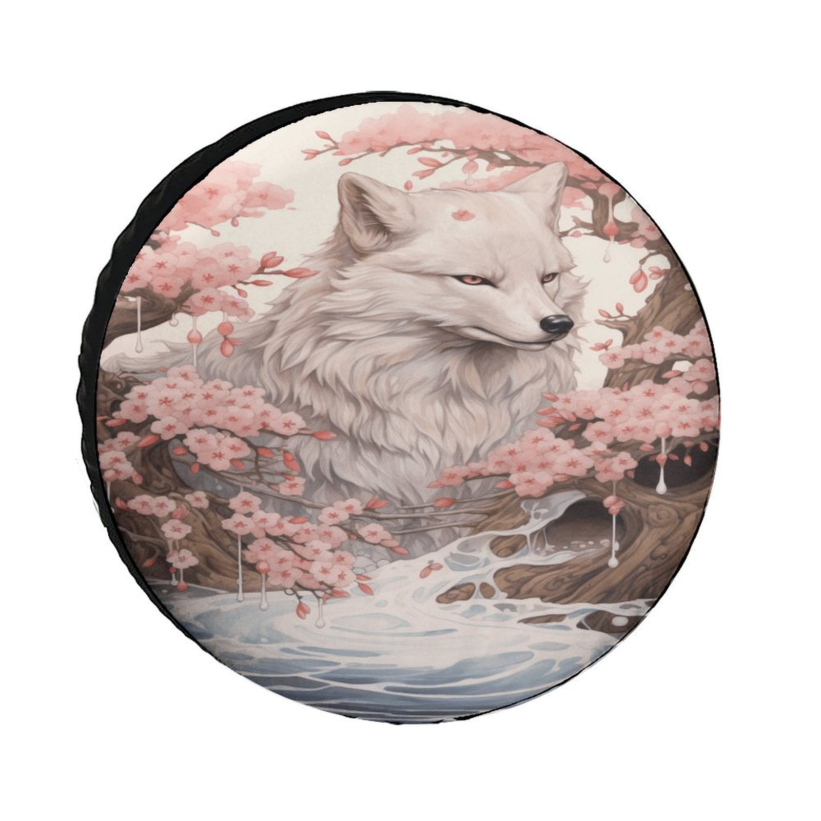 Fox Spare Tire Cover Weatherproof Wheel Camper Protectors Universal Fit ...