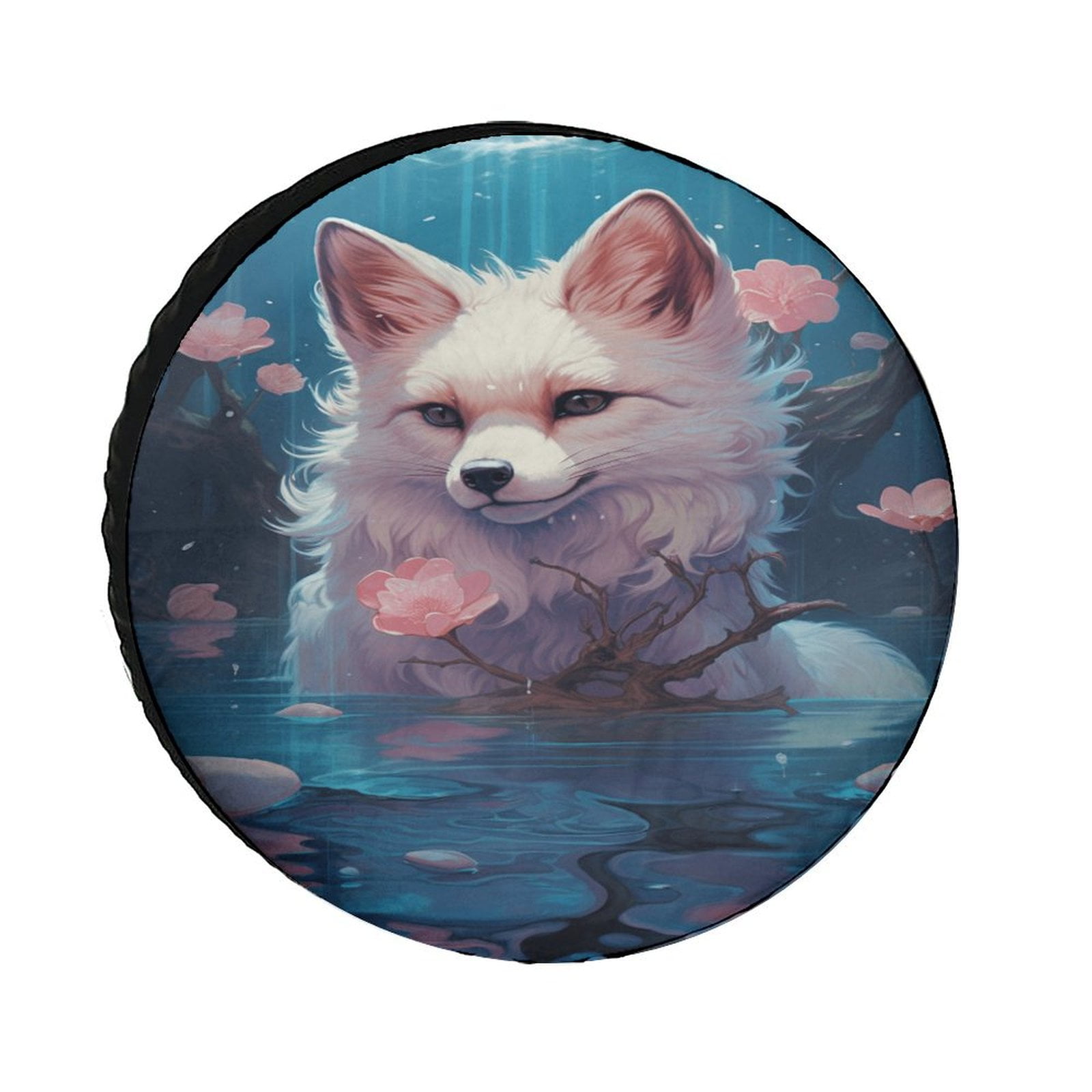 Fox Spare Tire Cover Weatherproof Wheel Camper Protectors Universal Fit ...