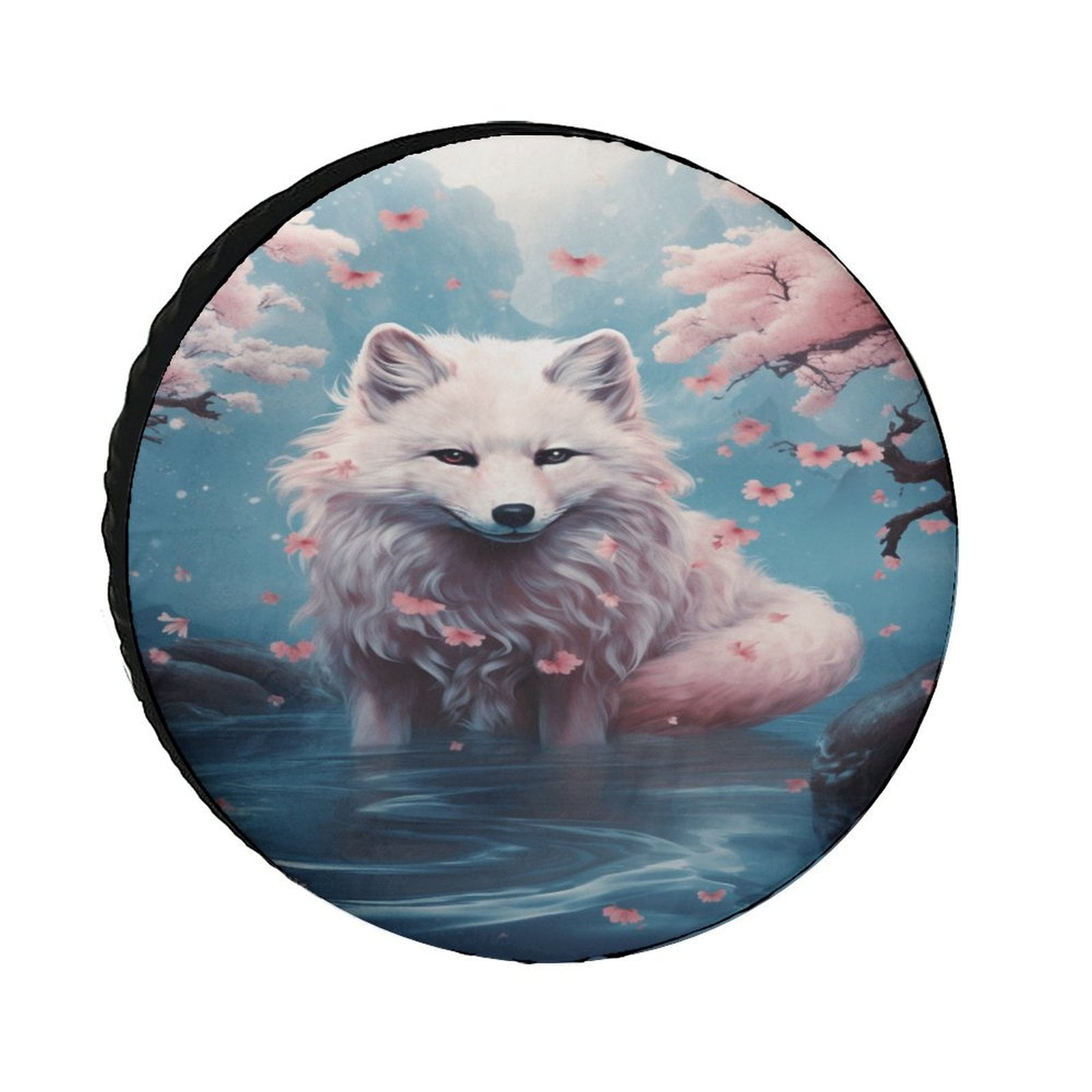 Fox Spare Tire Cover Weatherproof Wheel Camper Protectors Universal Fit ...