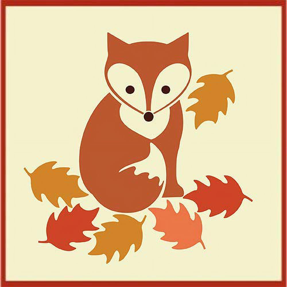 Fox Stencil - Forest Mountain Woodland Terrapin Wildlife African Wild ...