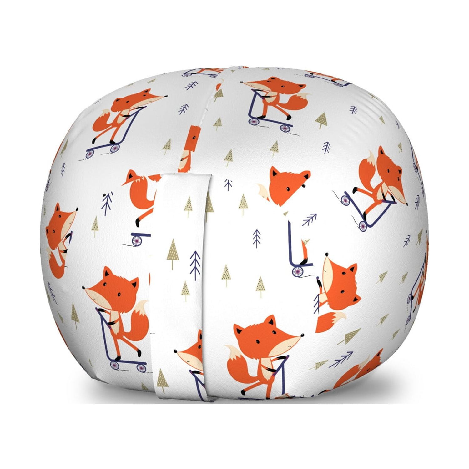 Fox Storage Toy Bag Chair, Wild Animal Character with Scooter Little ...