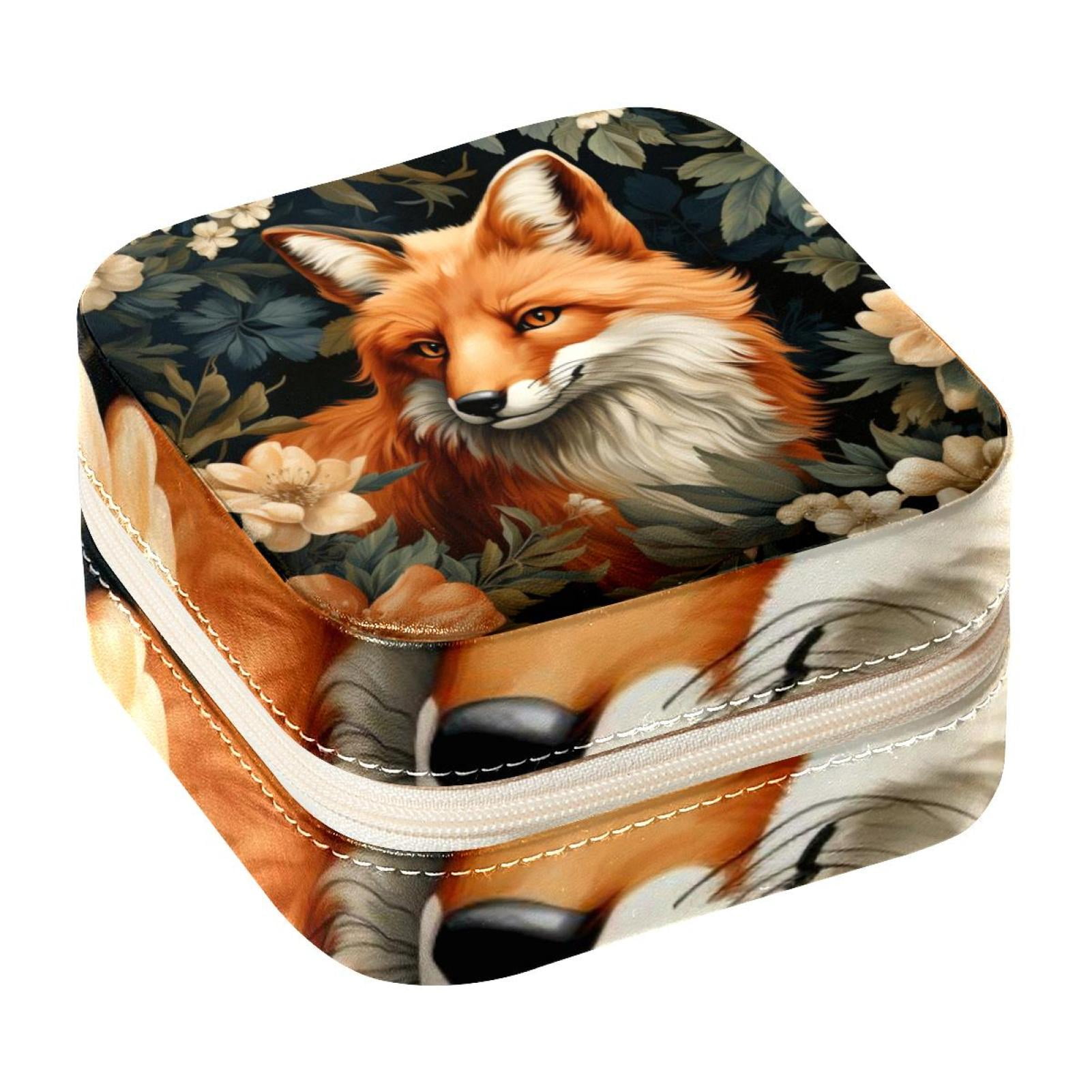 Fox Travel Portable Square Jewelry Display Case: Storage Solution for ...