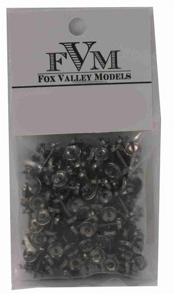 Fox Valley Models 3301100 N Brass Wheels, 33" 0.540" Axle (100 ...