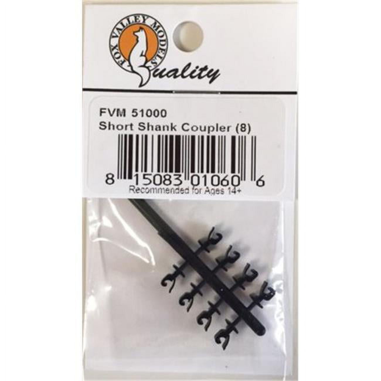 Fox Valley Models FVM51000 Short Shank Coupler Previously Red Caboose N ...