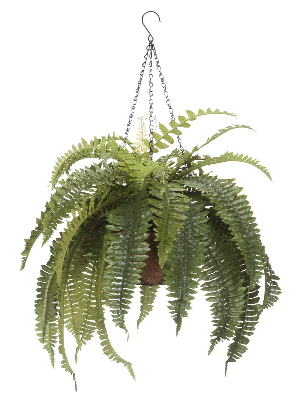 OakRidge Artificial Fern Hanging Basket‚ÄìNo Maintenance Indoor/Outdoor ...