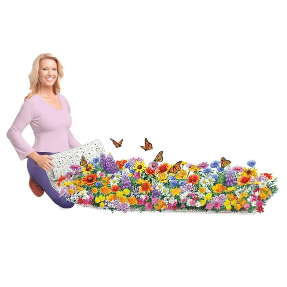 Monarch Butterfly Flower Roll Out Seed Mat for Outdoor Use - Walmart.com