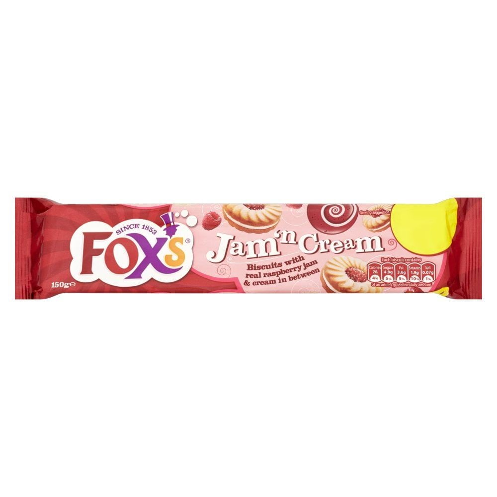 Foxs Jam Ring Sandwich Cream 150g - Pack of 2 for Breakroom - Walmart ...