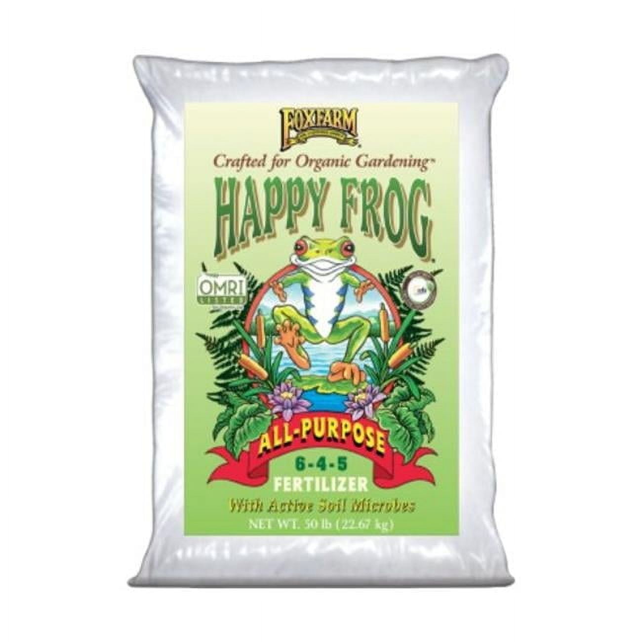 FoxFarm 600555 50 lbs Happy Frog All-Purpose Fertilizer - Walmart.com