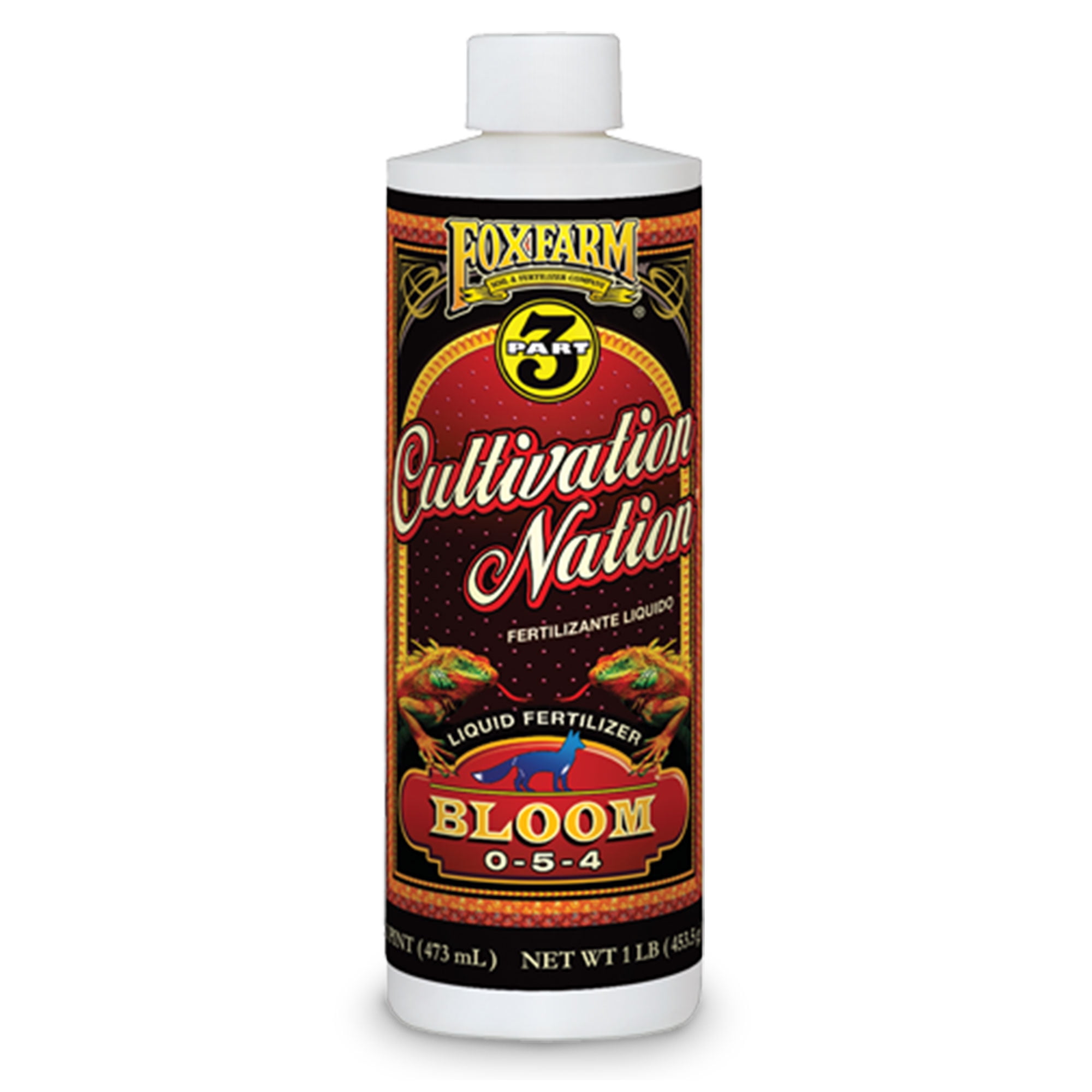 FoxFarm Cultivation Nation Bloom Vegetable Fertilizer, 1qt, Fast-Acting ...