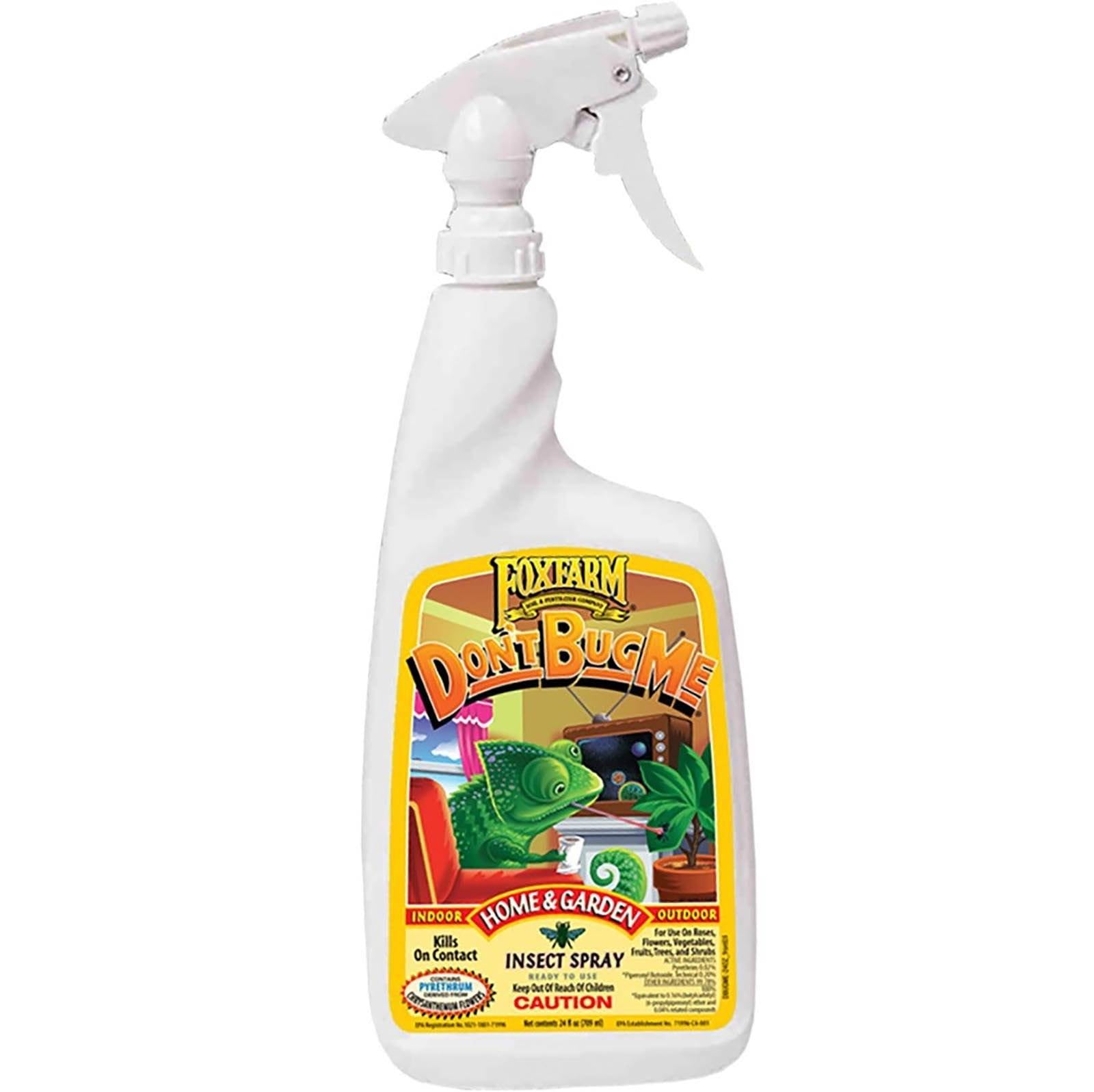 FoxFarm Don't Bug Me Pyrethrin Insect Spray, Ready-to-Use 24 oz Pest ...