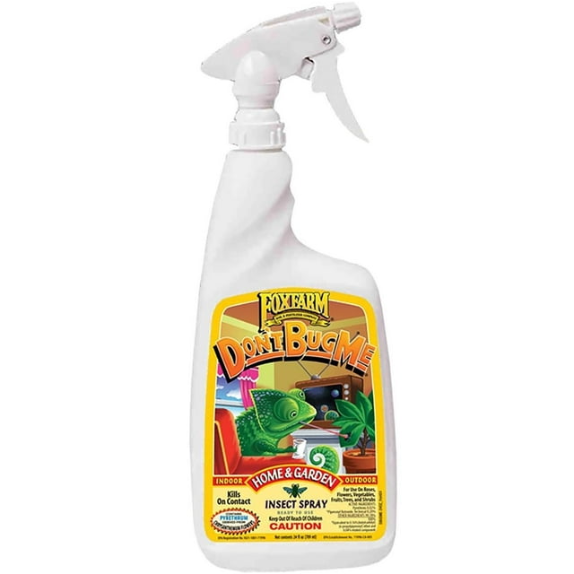 FoxFarm Don't Bug Me Pyrethrin Insect Spray, Ready-to-Use 24 oz Pest ...