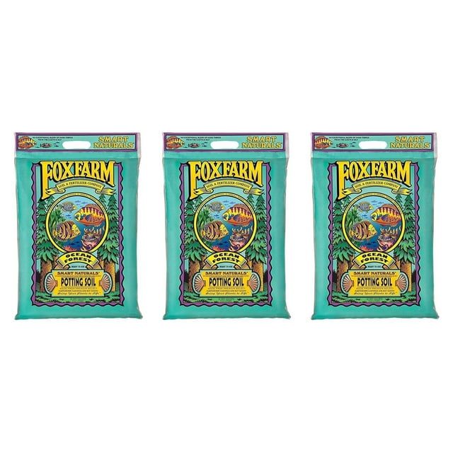 FoxFarm FX14053 Ocean Forest Potting Soil, 2 - 12-Quart Bags - Walmart.com