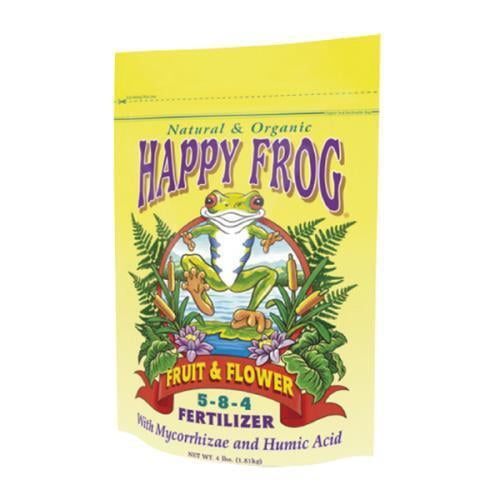 FoxFarm Happy Frog Fruit & Flower Fertilizer 4 lb - Walmart.com