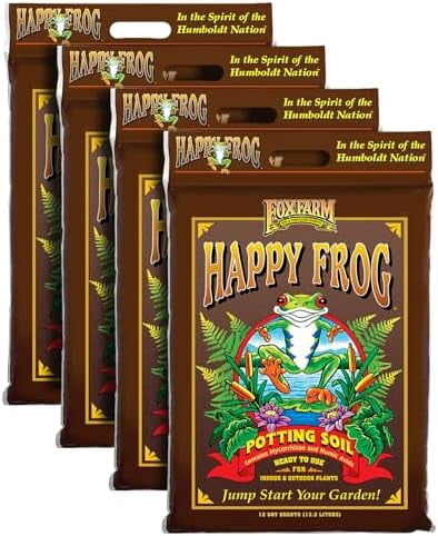 Happy Frog Potting Soil, 12qt – for Indoor/Outdoor Container Plants ...