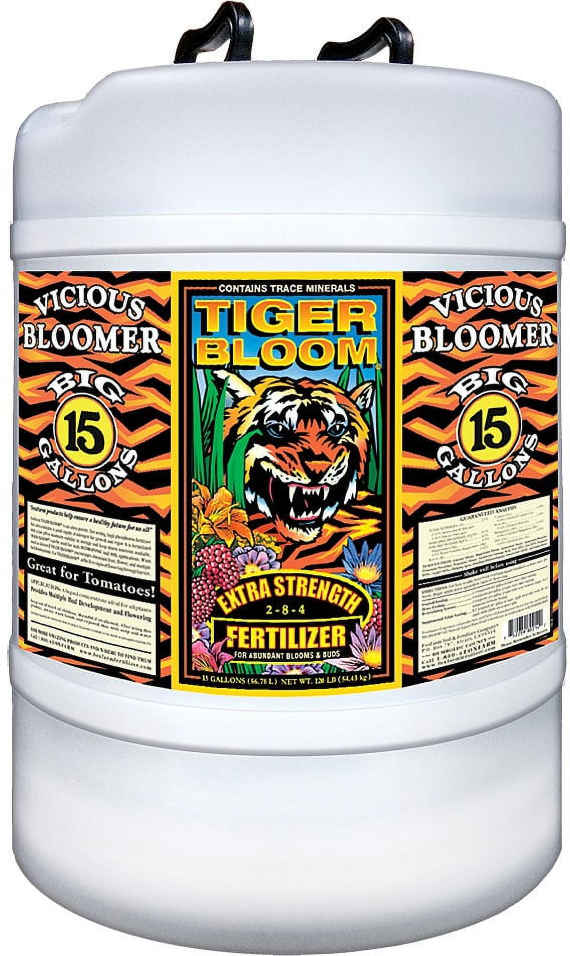 FoxFarm Tiger Bloom® Liquid Concentrate, 15 gal - Walmart.com