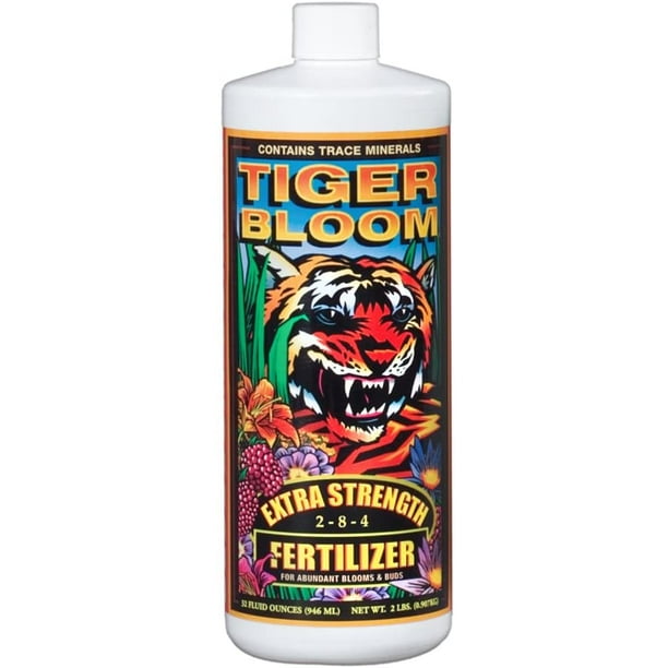 FoxFarm Tiger Bloom Plant Food/ Liquid Fertilizer, 1-Quart - Walmart.com