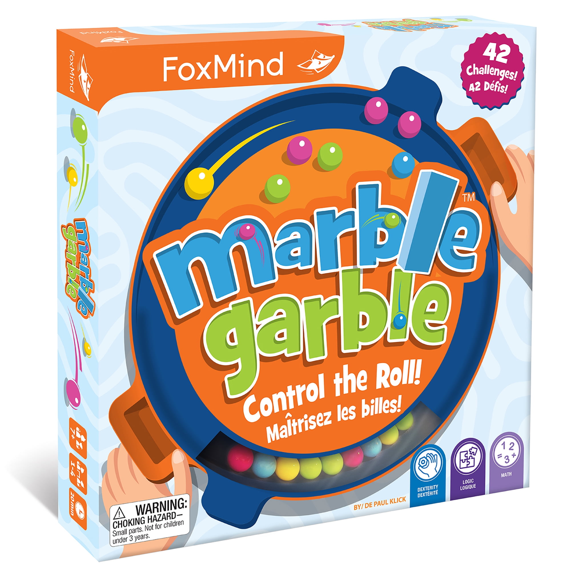 FoxMind Games: Marble Garble - Family Dexterity Game, Brainteaser ...