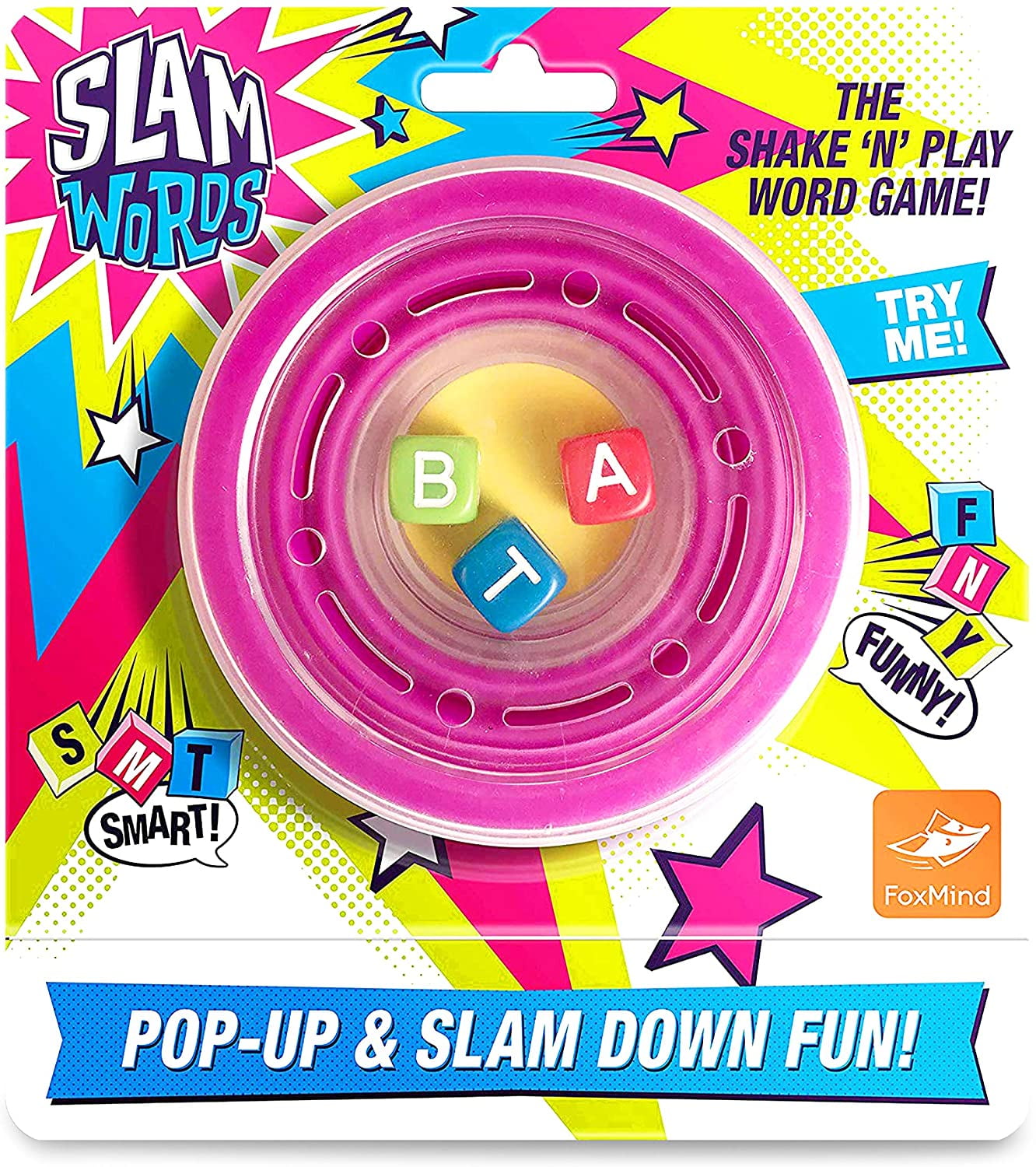 FoxMind, Slam Words, Shake-N-Play Vocabulary Word Travel Game, Fun Go ...