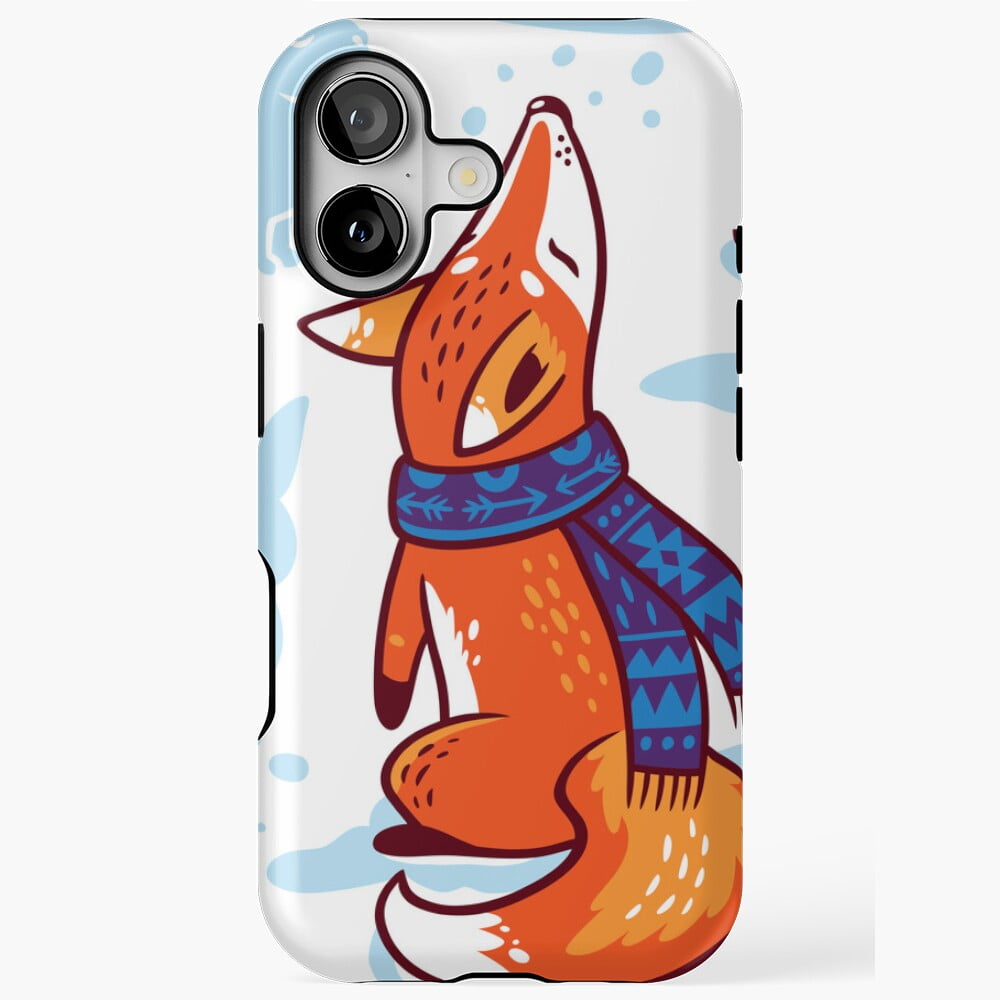 Foxes In Cozy Sweaters Winter Phone Case with iPhone 17 to 11 Pro Max ...