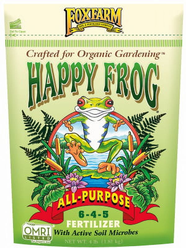 Foxfarm 4 LB Happy Frog All Purpose Fertilizer pH Balanced With Premiu ...