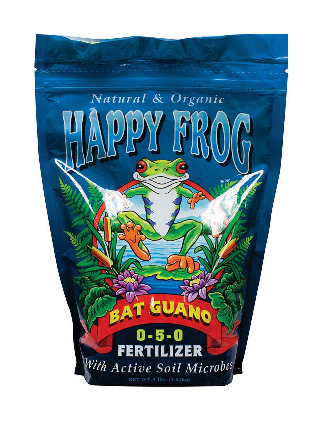 Foxfarm Happy Frog Organic Bat Guano Fertilizer for Garden Plants, High ...